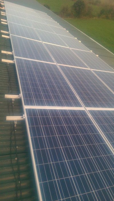 6 KWH photovoltaic solar system that we have installed on a farm on ...